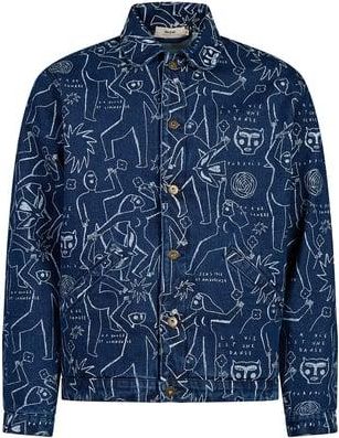 Olow Veste imprim&eacute;e en coton