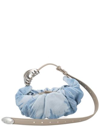 Diesel Womens Shoulder Bag Hobo Blue