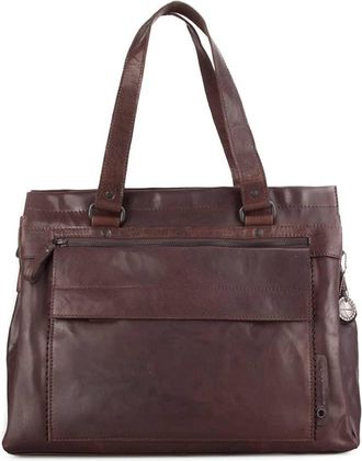 Spikes & Sparrow Damen Yosemite Laptop-Umh&auml;ngetasche, Dunkelbraun