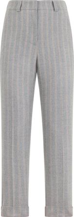 PESERICO Femme, Pantalons, Gris, Taille: 50 FR Pantalons
