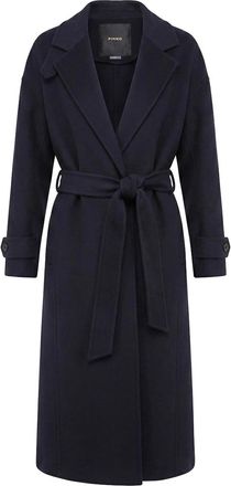 Pinko Manteau Court - Bleu