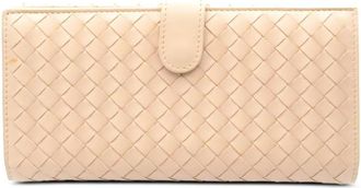Bottega Veneta portefeuille à design Intrecciato - Tons neutres