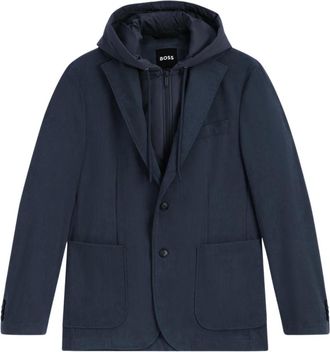 HUGO BOSS Homme, Vestes, Bleu, Taille: XL P-Hanry-HD-WG-254F Jacket