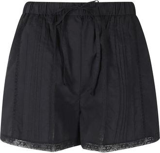 Isabelle Blanche Femme, Shorts, Noir, Taille: 40 FR Poplin Shorts