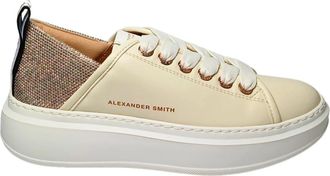 Alexander Smith Femme, Chaussures, Beige, Taille: 37 EU Pelle Baskets