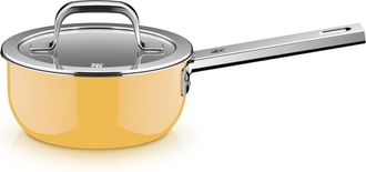 WMF Fusiontec Mineral Pro, Stielkasserolle mit Deckel, 16 cm, langlebiges, kratzfestes Material, kleiner Topf, f&uuml;r alle Herdarten geeignet, Made in German