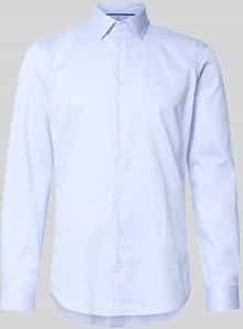 Jake*s Slim Fit Business-Hemd mit Kentkragen