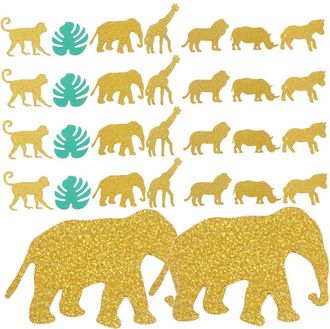 BESPORTBLE 200 St&uuml;ck Tierkonfetti aus Papier Buntes Partydekor f&uuml;r Babyparty Geburtstagsfeier Gender Reveal Tischkonfetti f&uuml;r Jungen M&auml;dchen