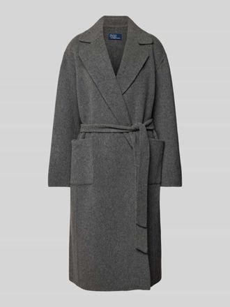 Polo Ralph Lauren Mantel mit Reverskragen und Bindegürtel