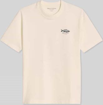 Marc O'Polo Loose Fit T-Shirt aus reiner Baumwolle mir R&uuml;cken-Print
