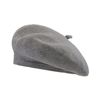 Generic rtdgcv B&eacute;ret Basque Femme B&eacute;ret pour Femmes Lady B&eacute;ret Automne-Hiver L&eacute;ger, Respirant, Tendance Couleur Unie Bonnet Live Cap Bonnet Tricot&eacute; Femmes Bon