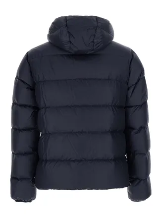 Aspesi Mens Puffer Jacket Blue Tech Fabric Polyester Padded & Down