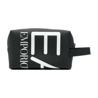 Emporio Armani Emporio Armani Ea7, Femme, Sacs, Noir, Taille: ONE Size Trousse de Toilette Noire pour Adultes