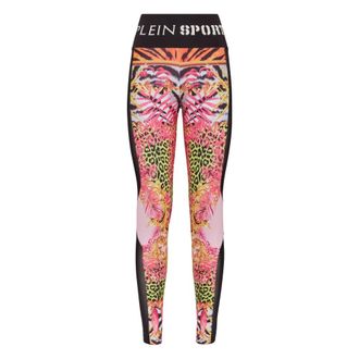 Plein Sport Femme, Pantalons, Multicolore, Taille: 36 FR Sport Leggings