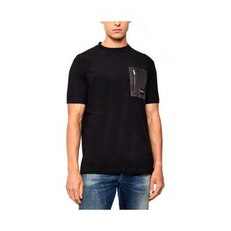 Karl Lagerfeld Logo T-Shirt - - Tops - Herren - Schwarzk - XL