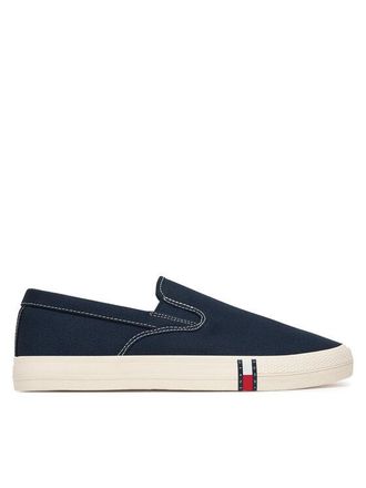 Tommy Jeans Sneakers aus Stoff Archive Vulc. Y2K Slip On EM0EM01675 Dunkelblau
