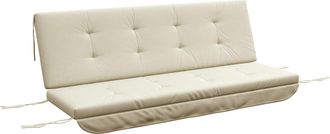 OUTSUNNY Auflagen-Set f&uuml;r Hollywoodschaukel 170 cm Stuhlkissen Schaukelauflage Sitzkissen Gartenschaukel Gartenpolster R&uuml;ckenkissen Seitenkissen Beige