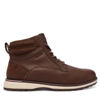 Tommy Hilfiger Schn&uuml;rschuhe Tommy Hilfiger Corporate W FM0FM05606 Braun