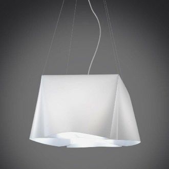 Linea Zero Linea Zero - wanda f&uuml;nfflammiger Pendelleuchter aus wei&szlig;em Polilux, Durchmesser 59 x H31 cm