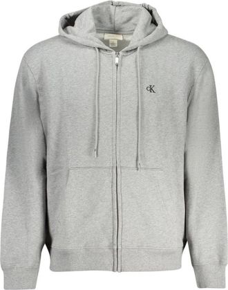Calvin Klein Homme, Sweatshirts et sweats &agrave; capuche, Gris, Taille: L Grigio Cotton SweaT-shirt
