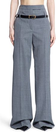 Prada Technical Wool Pants With Belt