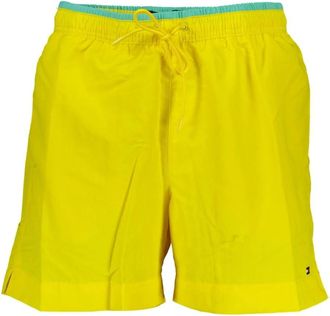 Tommy Hilfiger Homme, Maillots de bain, Jaune, Taille: XL Short de Bain Homme Jaune avec Broderie
