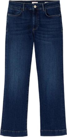 Oltre Femme, Jeans, Bleu, Taille: 38 FR Jean &Eacute;court&eacute;
