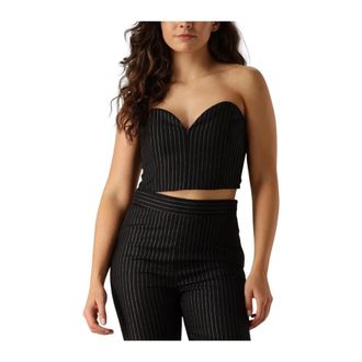 Gestuz Caylinagz Corsage Top - - Tops - Damen - Schwarzk - L