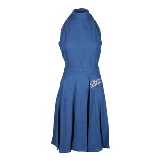 Love Moschino Longuette Kleid - - Dresses - Damen - Blau - M