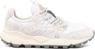 Flower Mountain Femme, Chaussures, Blanc, Taille: 37 EU Baskets &agrave; Empi&egrave;cements