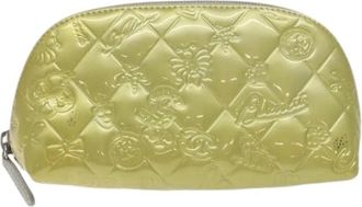 Chanel Pochette de toilette vintage doccasion - Femme - Pre-owned - Vert - Taille: ONE Size