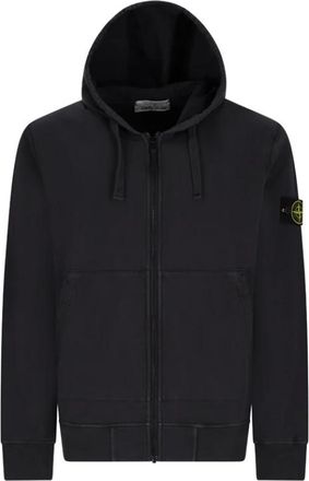 Stone Island Herren, Sweatshirts & Hoodies, Schwarzk, 2XLGröße