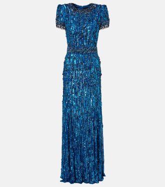 Jenny Packham Robe longue Roxy &agrave; ornements