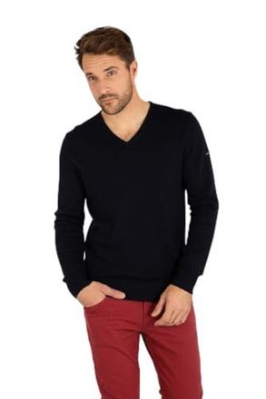 Armor Lux Pull HENVIC, Bleu (Navire 300), XXX-Large (Taille fabricant: 3XL) Homme