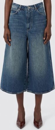 SOEUR Cropped-Denim-Shorts Joyce aus Baumwolle mit weitem Bein