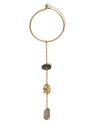 Twin-Set collier multi-rangs serti de pierres - Or