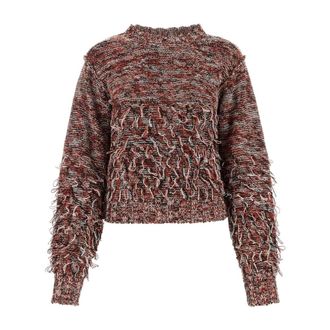 Durazzi Milano Femme, Pulls, Multicolore, Taille: 36 FR Pull en Coton Brod&eacute;