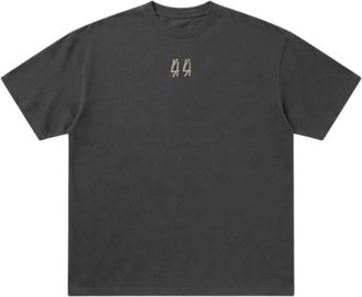 44 Label Group T-shirt &agrave; col rond avec logo imprim&eacute; - Femme - Tops - Noir - Taille: 38 FR