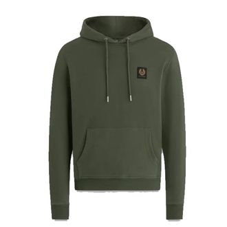 Belstaff Phoenix Patch Gr&uuml;ner Hoodie - - Sweatshirts & Hoodies - Herren - Gr&uuml;n - S