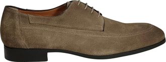 Santoni Homme, Chaussures, Gris, Taille: 40 EU Chaussure &agrave; lacets en nubuck