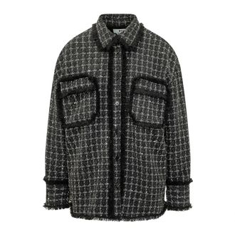 Msgm Tweed Jackets - - Jackets - Damen - Schwarzk - S