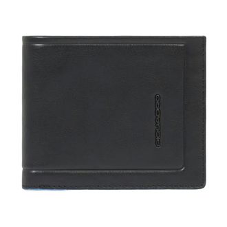 Piquadro Homme, Accessoires, Noir, Taille: ONE Size Portefeuille homme en cuir avec porte-papiers amovible et protection Rfid
