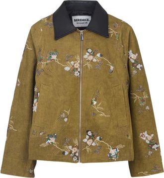 BERENICE Femme, Vestes, Vert, Taille: 42 FR Cazadora Vesa