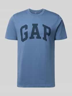 GAP T-Shirt mit Logo und Rundhalsausschnitt