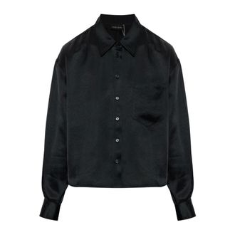 Anine Bing Scott Shirt - Femme - Blouses et Chemises - Noir - Taille: 44 FR