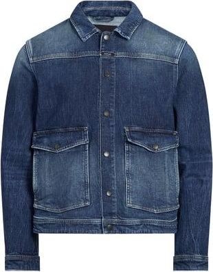 Replay Veste denim en coton m&eacute;lang&eacute;