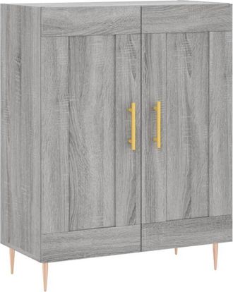 vidaXL Sideboard Grau Sonoma 69,5x34x90 cm Holzwerkstoff vidaXL