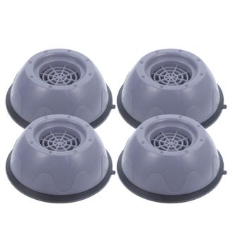 Hemobllo TEHAUX 4 St&uuml;ck Antivibrationsmatte Waschmaschine rutschfeste Sto&szlig;d&auml;mpfende Fu&szlig;polster f&uuml;r Waschmaschine M&ouml;bel Vielseitig Einsetzbar Einfache Installat