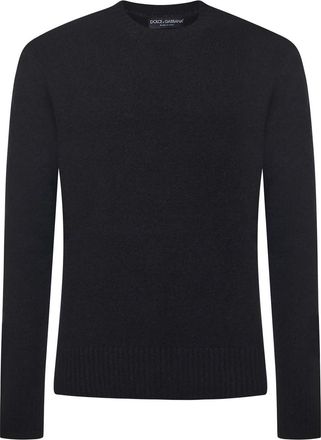Dolce & Gabbana Pull Col Rond - Noir