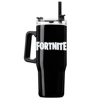 Fortnite Gobelet Isotherme avec Paille et Couvercle 940ml, Double Paroi Mug Isotherme avec Poign&eacute;e, Froide 17H, Chaude 8H, Glace 45H